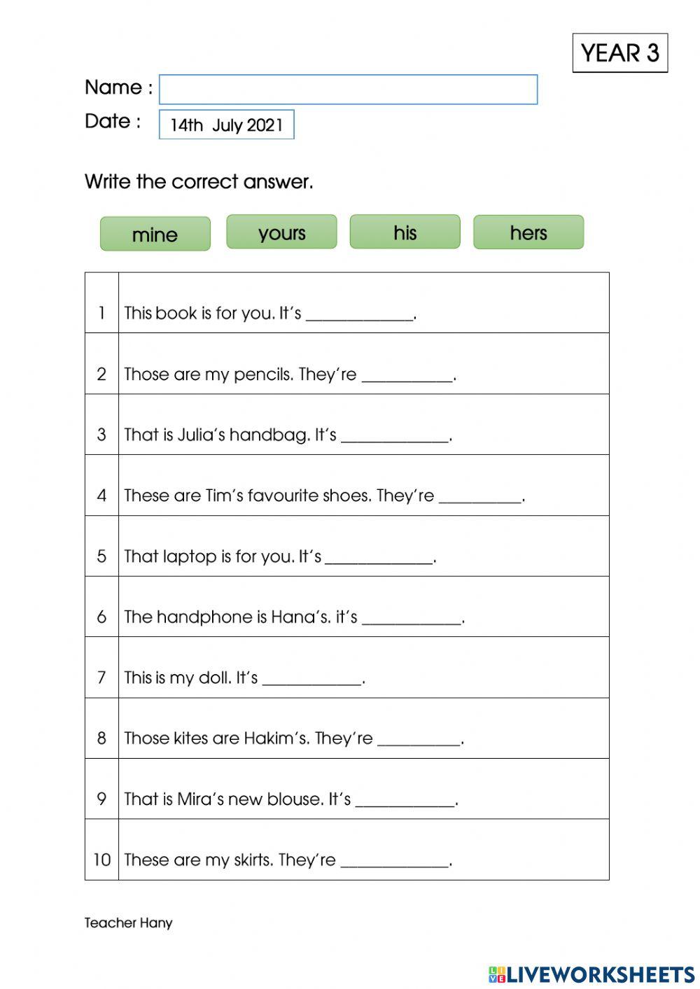 Cefr Year 3 Mod… | Free Interactive Worksheets | 1170098