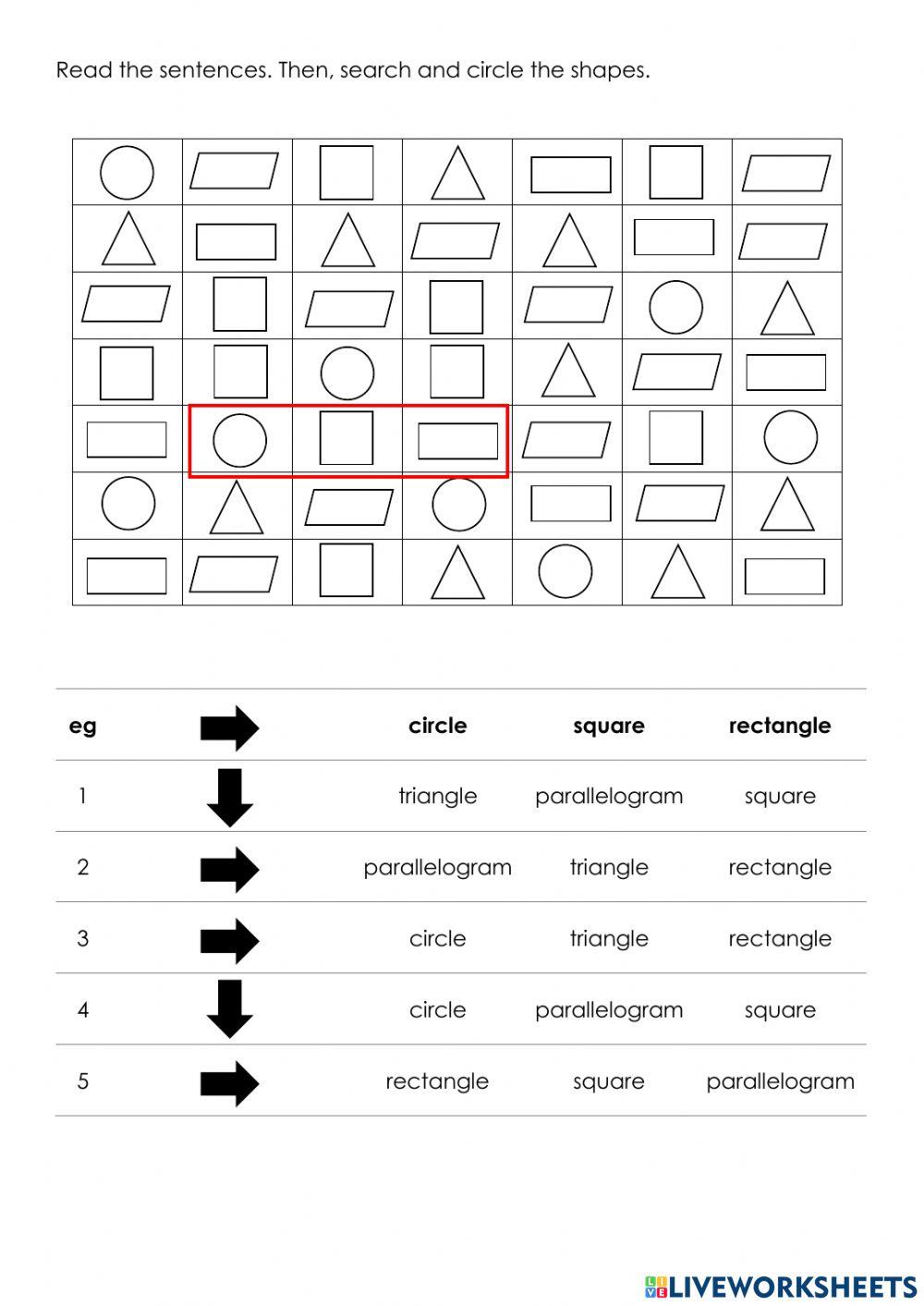 Unit 2 : Picture Search Puzzle worksheet | Live Worksheets