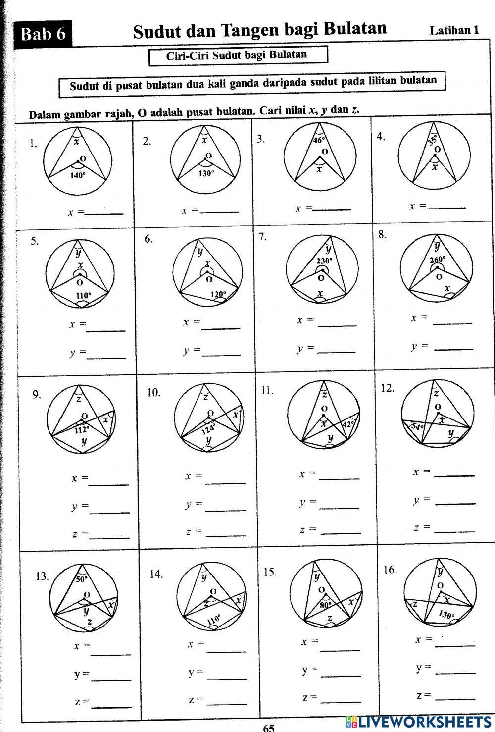 1170312 | BAB 6: Sudut dan tangen bagi bulatan | ROS25