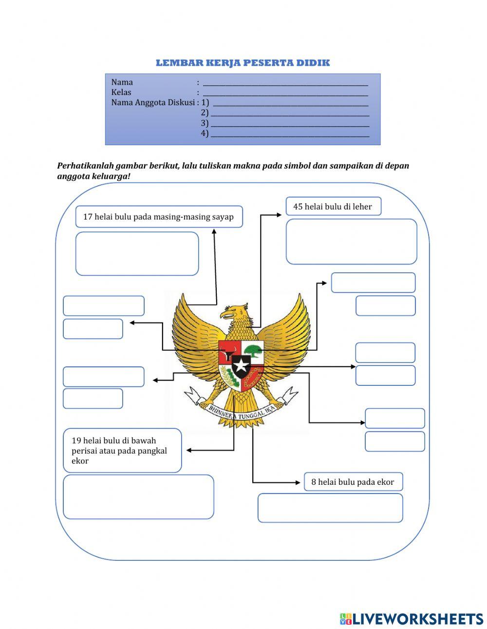 Lambang Pancasila Interactive Worksheet For 2 Riset – Bilarasa Lambang Pancasila Interactive Worksheet For 2 Riset – Bilarasa