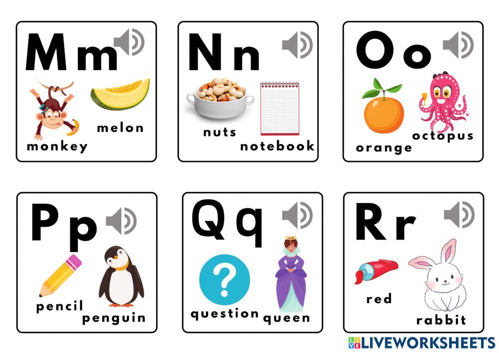 MNOPQR online exercise for | Live Worksheets