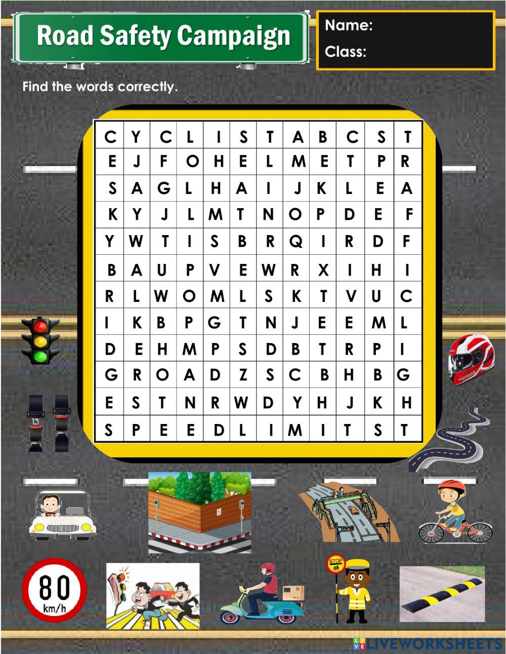 Year 6 Unit 10 Be Aware, Take Care! online worksheet | Live Worksheets