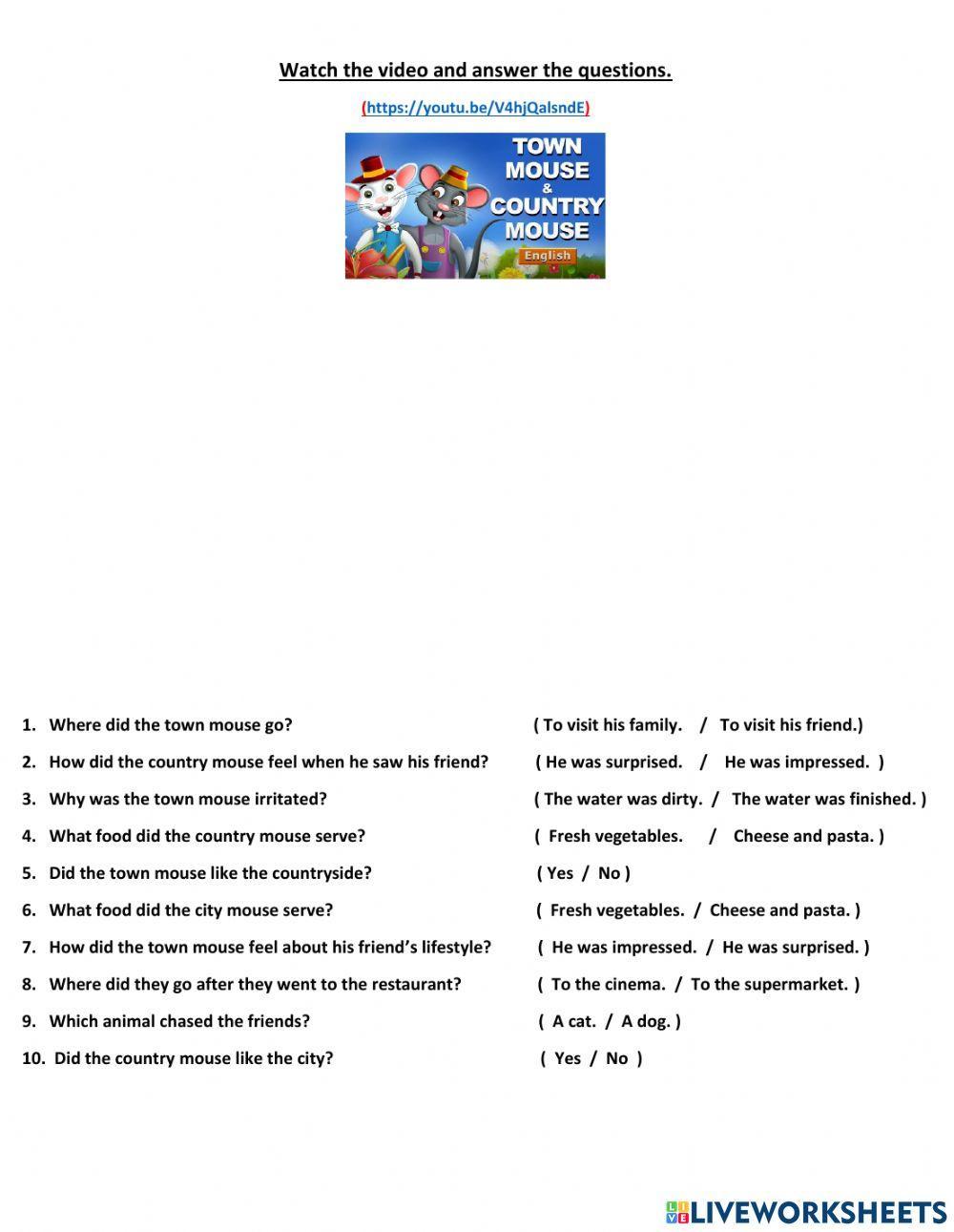 Urban and rural… | Free Interactive Worksheets | 1171915