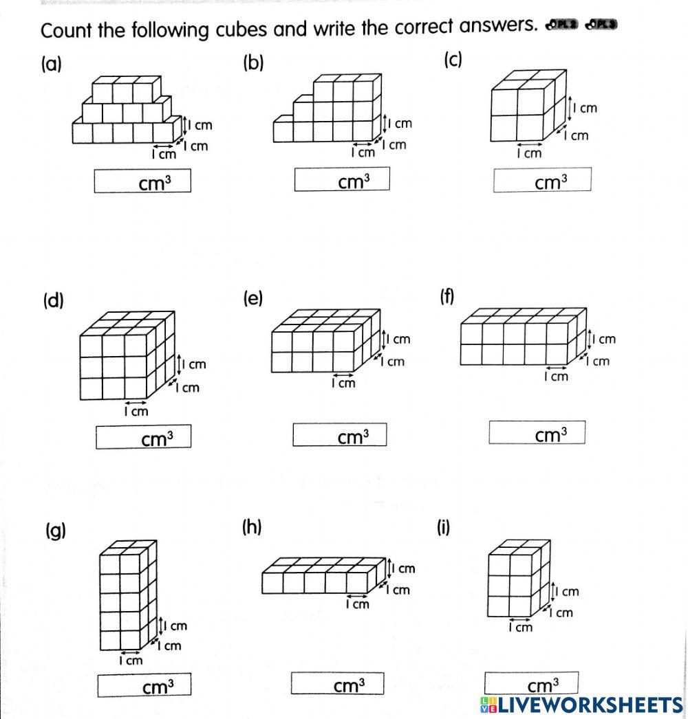 VOLUME OF HOLLOW BOXES online exercise for | Live Worksheets