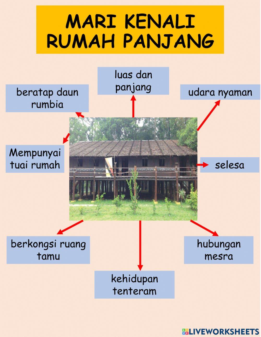 RUMAH PANJANG worksheet | Live Worksheets