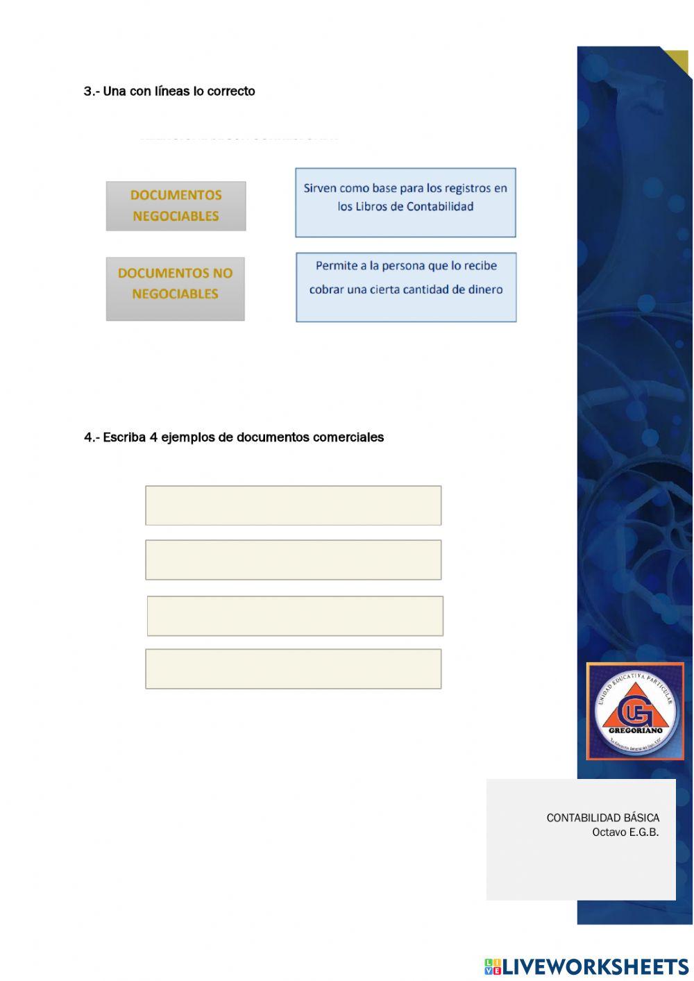 Documentos | Free Interactive Worksheets | 1174113