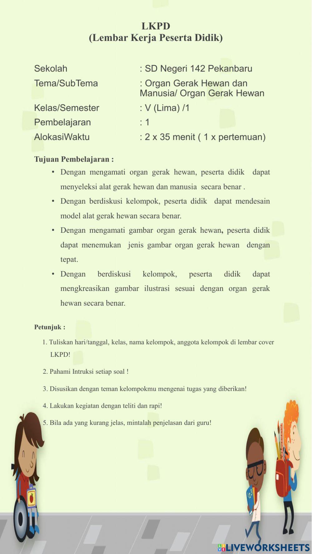 Lkpd ppl 2 | Live Worksheets