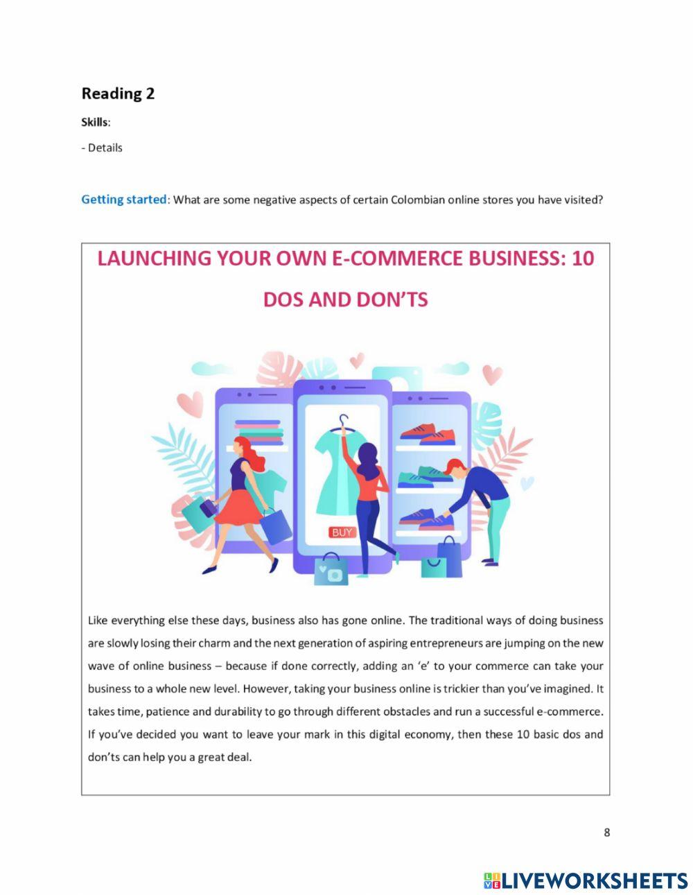 Launching your … | Free Interactive Worksheets | 1176306