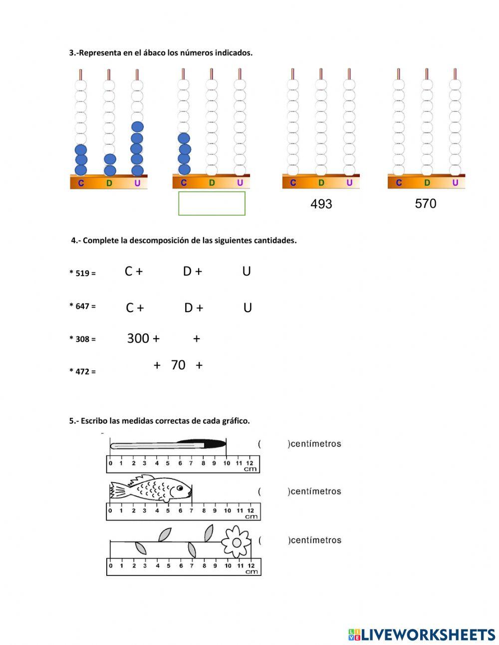 Reforzando lo prendido worksheet | Live Worksheets