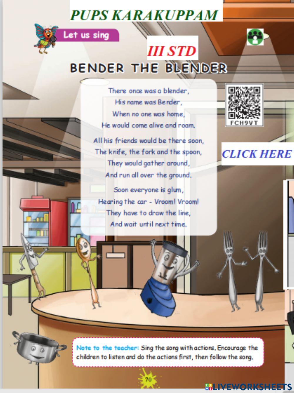 English 3 rd std term 1 worksheet | Live Worksheets