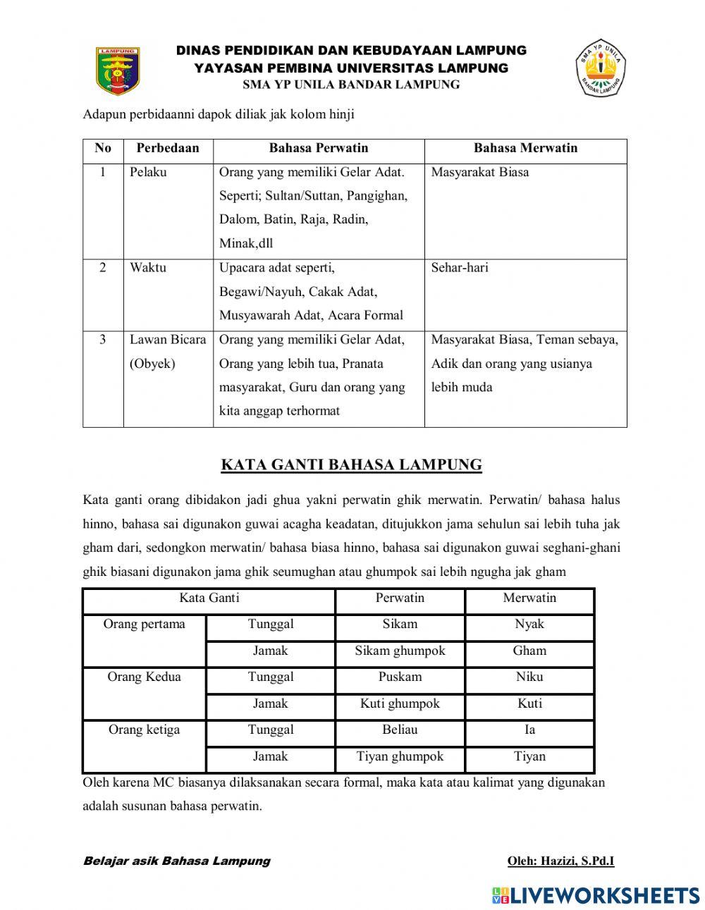 Pewara | LiveWorksheets | 1177430