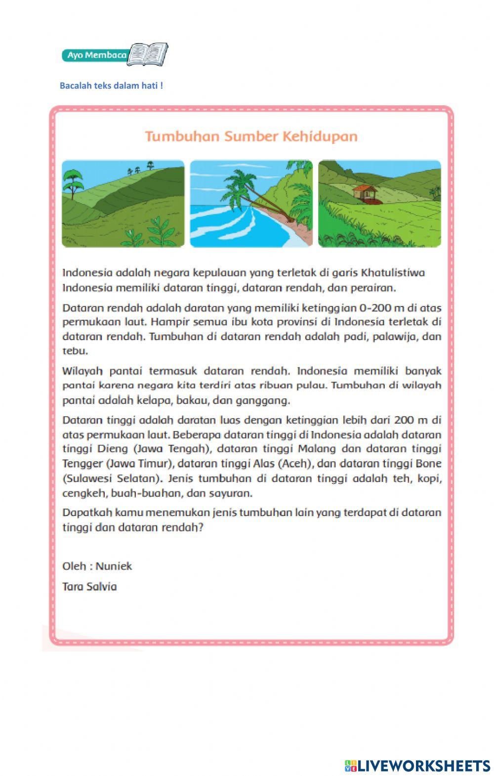 LKPD Kelas 6 Tema 1 ST 1 Pb 3 1178094 | DWI CAHYANTI