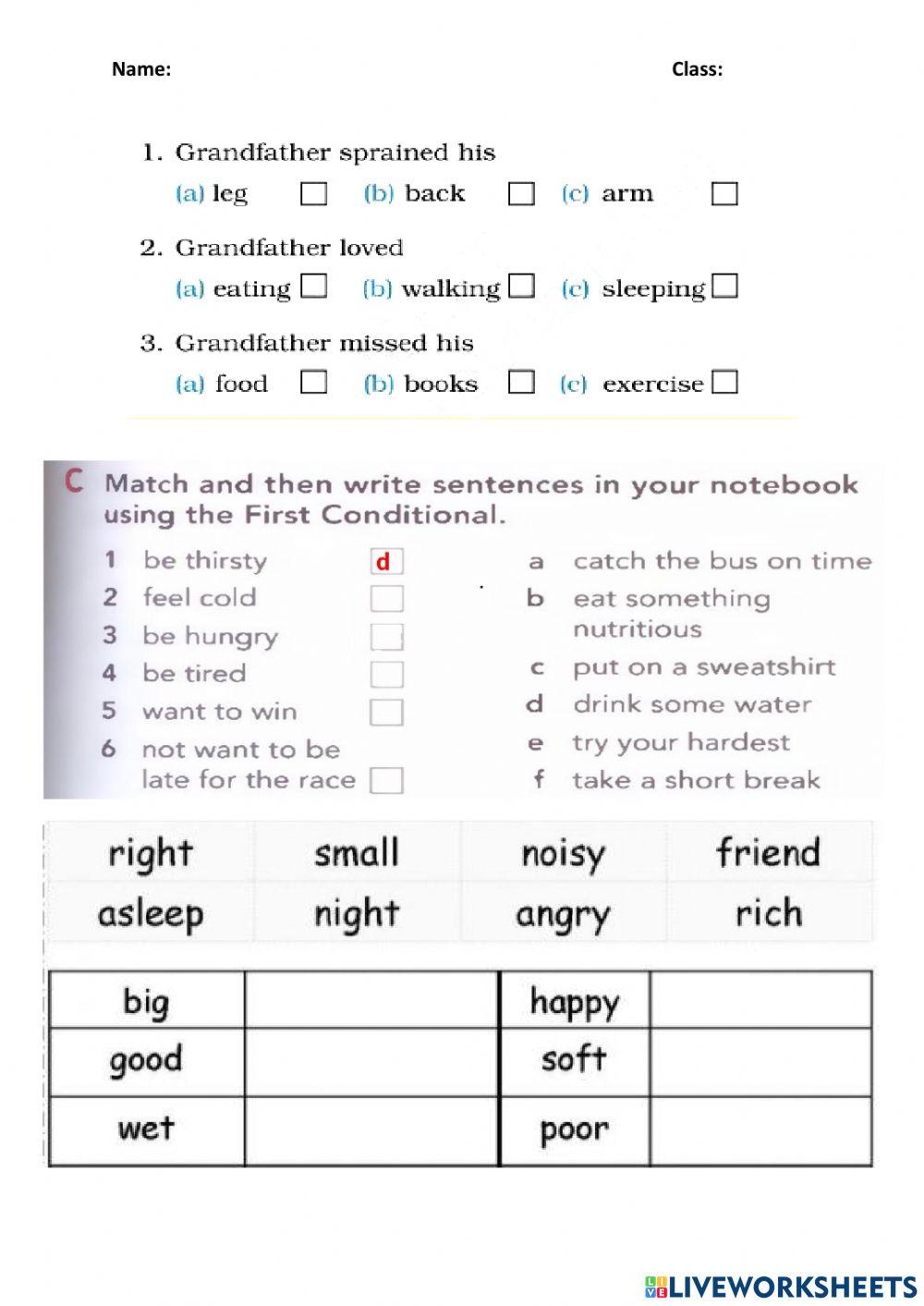 Sgtr worksheet | Live Worksheets