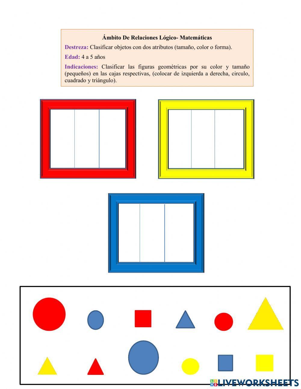 Lógico-matemático worksheet | Live Worksheets