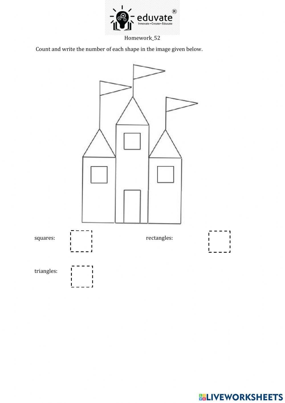 Ch 3- The world of shapes-Maths-Gr 1-Vol 2-2021-22-Homework 52 online ...