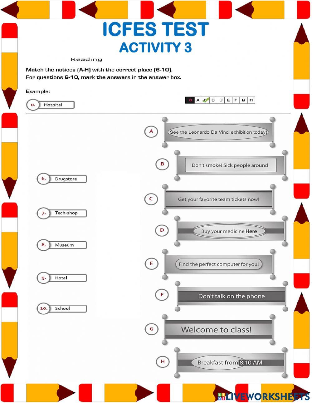 Icfes Test Activity Worksheet Live Worksheets, 55% OFF