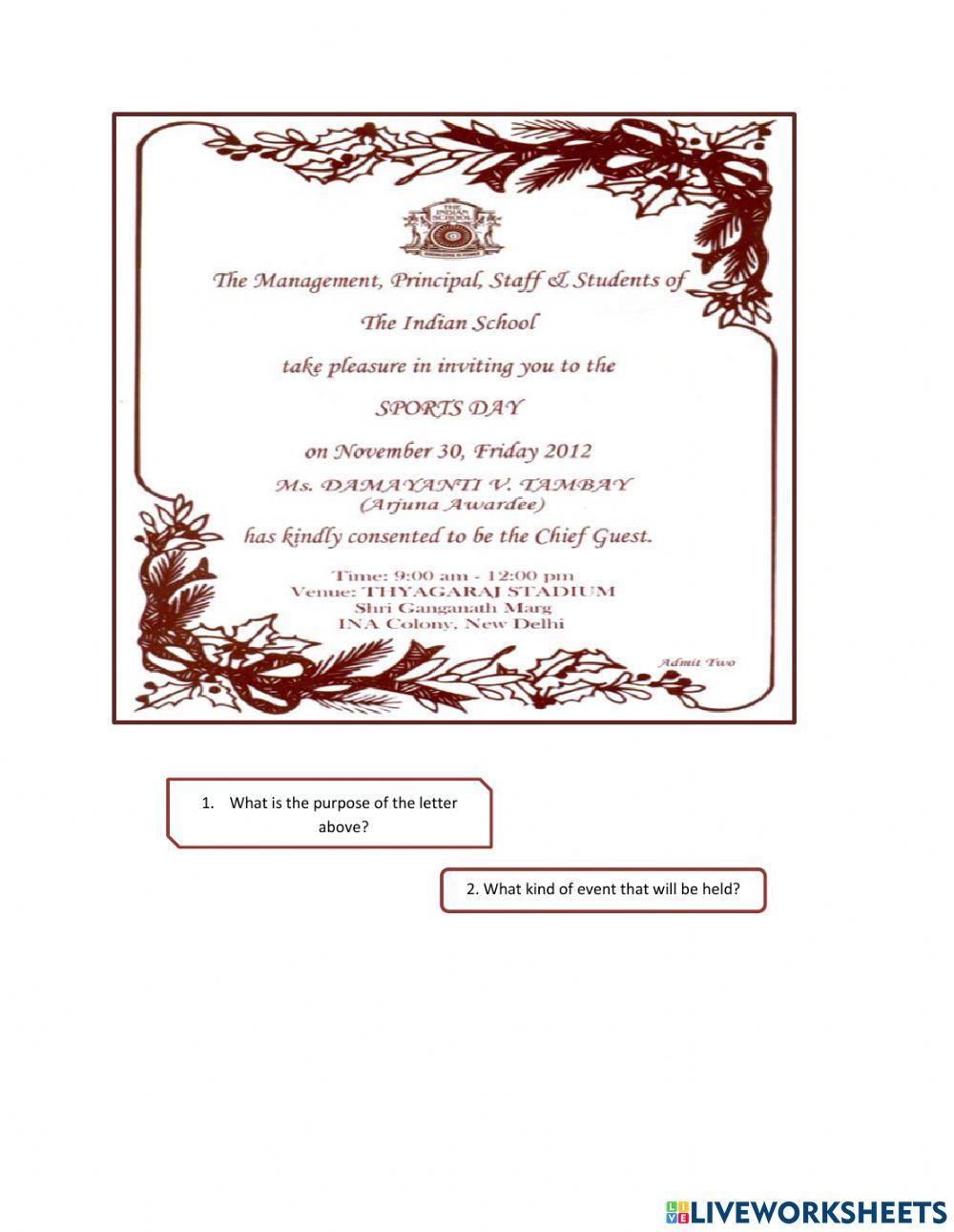 Formal Invitation Letter A Complete Guide To Wedding Invitation
