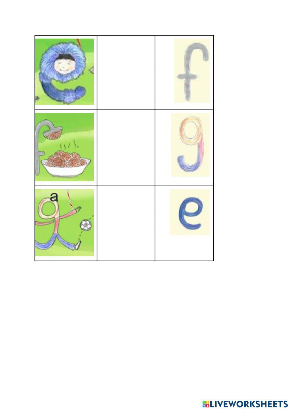 a-g drag and drop worksheet | Live Worksheets