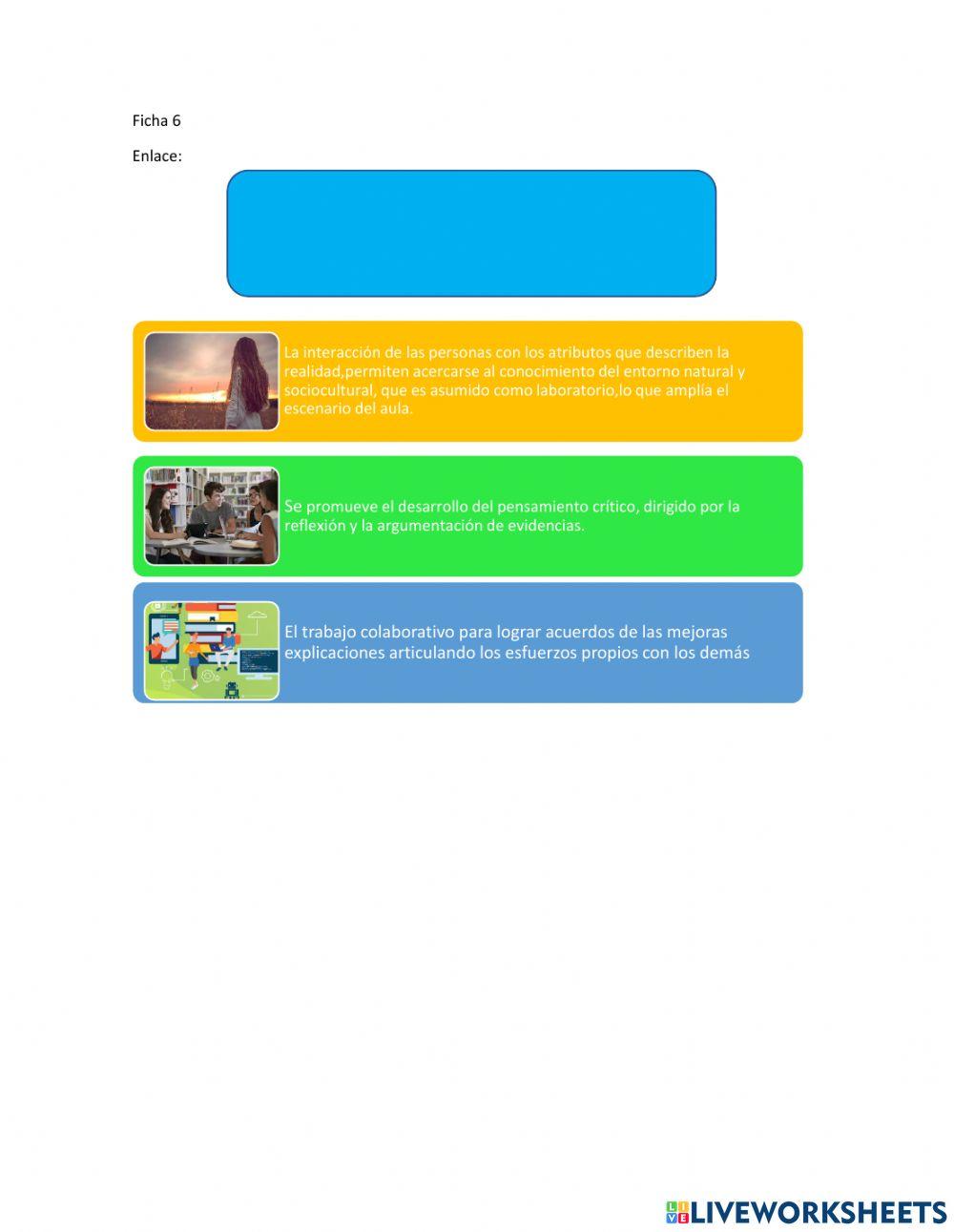 Programa de estudio de Ciencias exercise | Live Worksheets