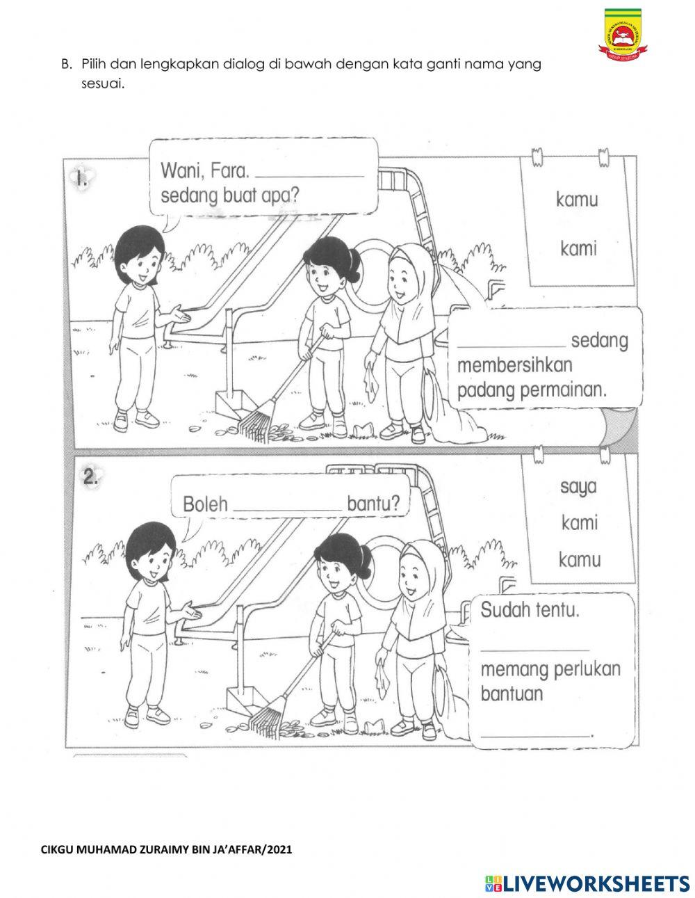 Unit 7 interactive worksheet for PPKI TAHUN 4 | Live Worksheets