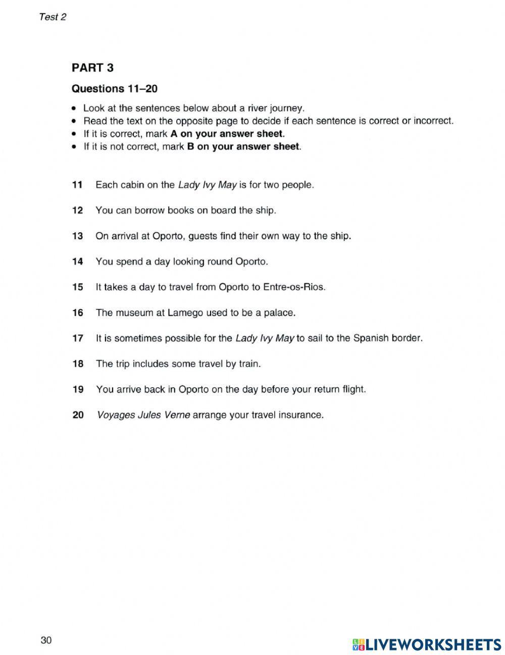 Level 6 Final Reading worksheet | Live Worksheets
