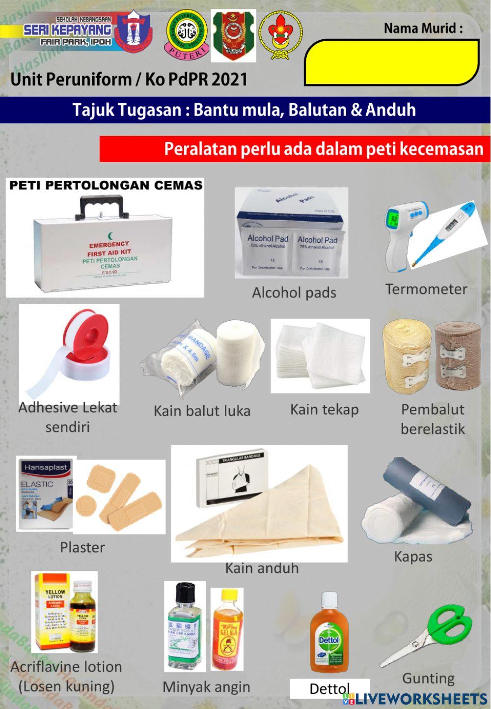 Badan Beruniform worksheet | Live Worksheets