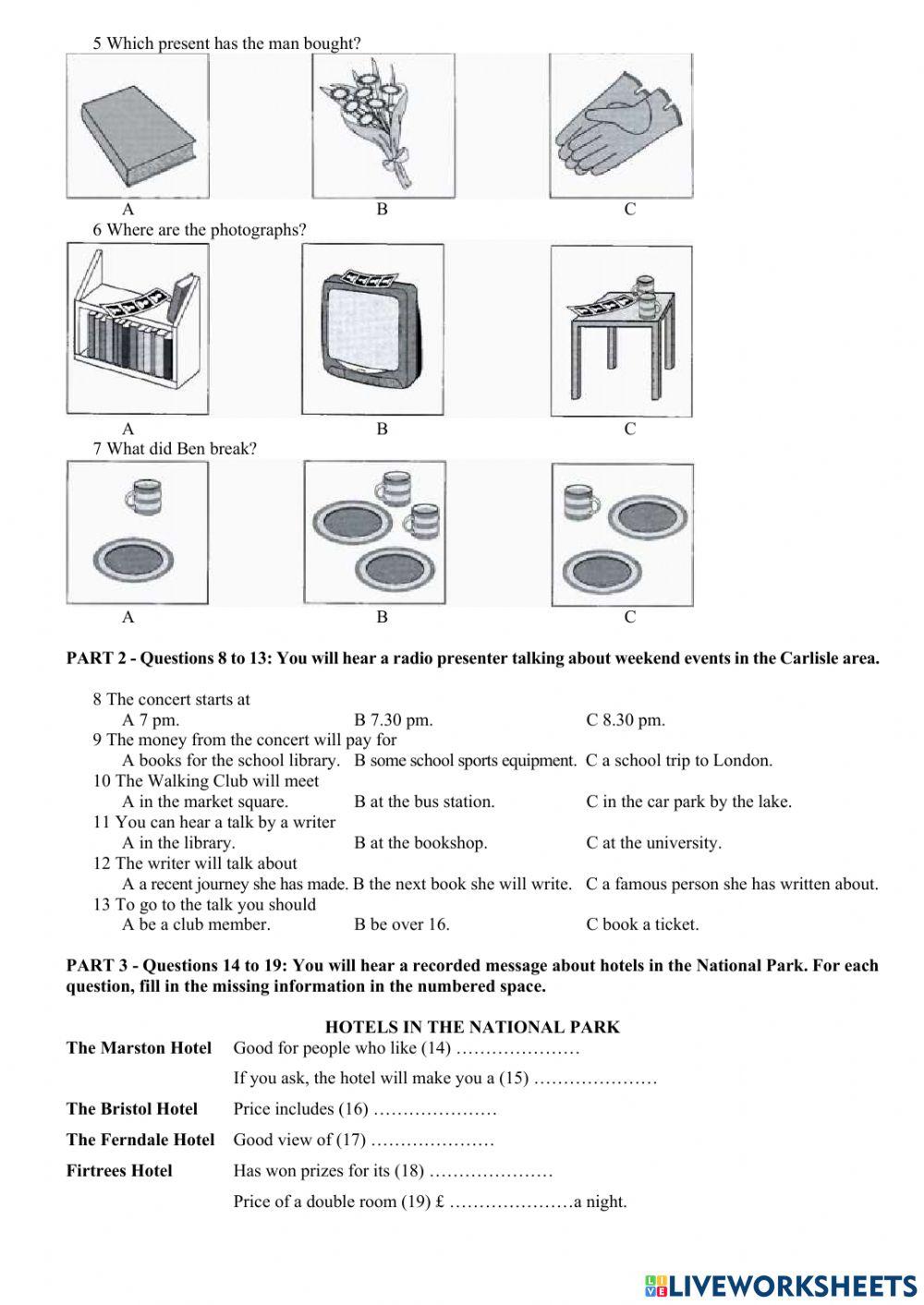 PET 3 - Test 3 1185030 | splendourtueba | Live