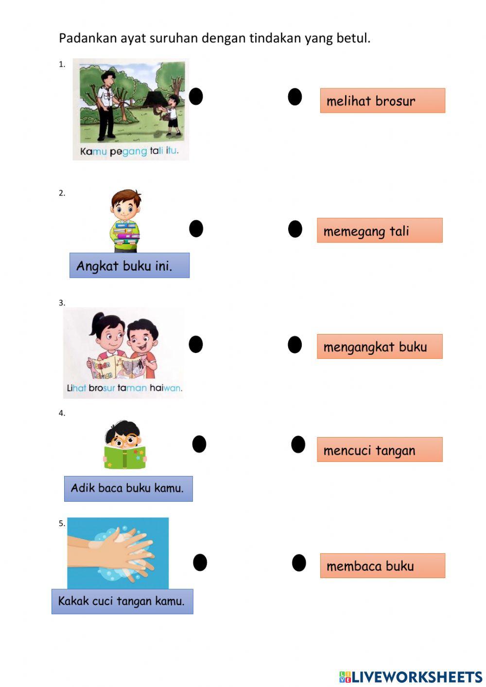 Kata Suruhan worksheet | Live Worksheets