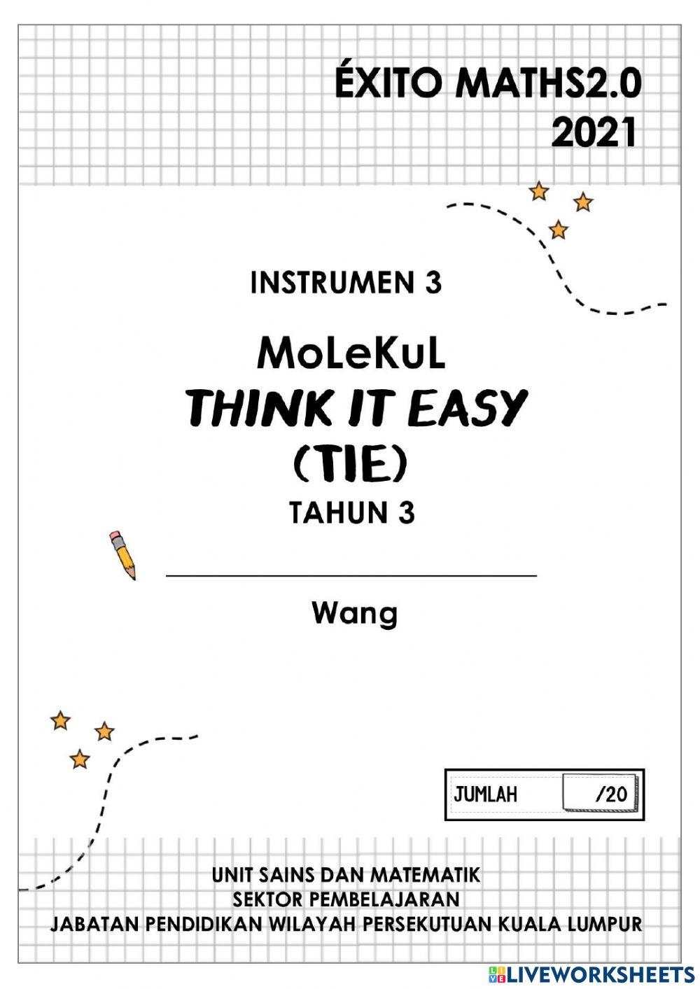 TIE math t3 ins3 part 2 worksheet | Live Worksheets