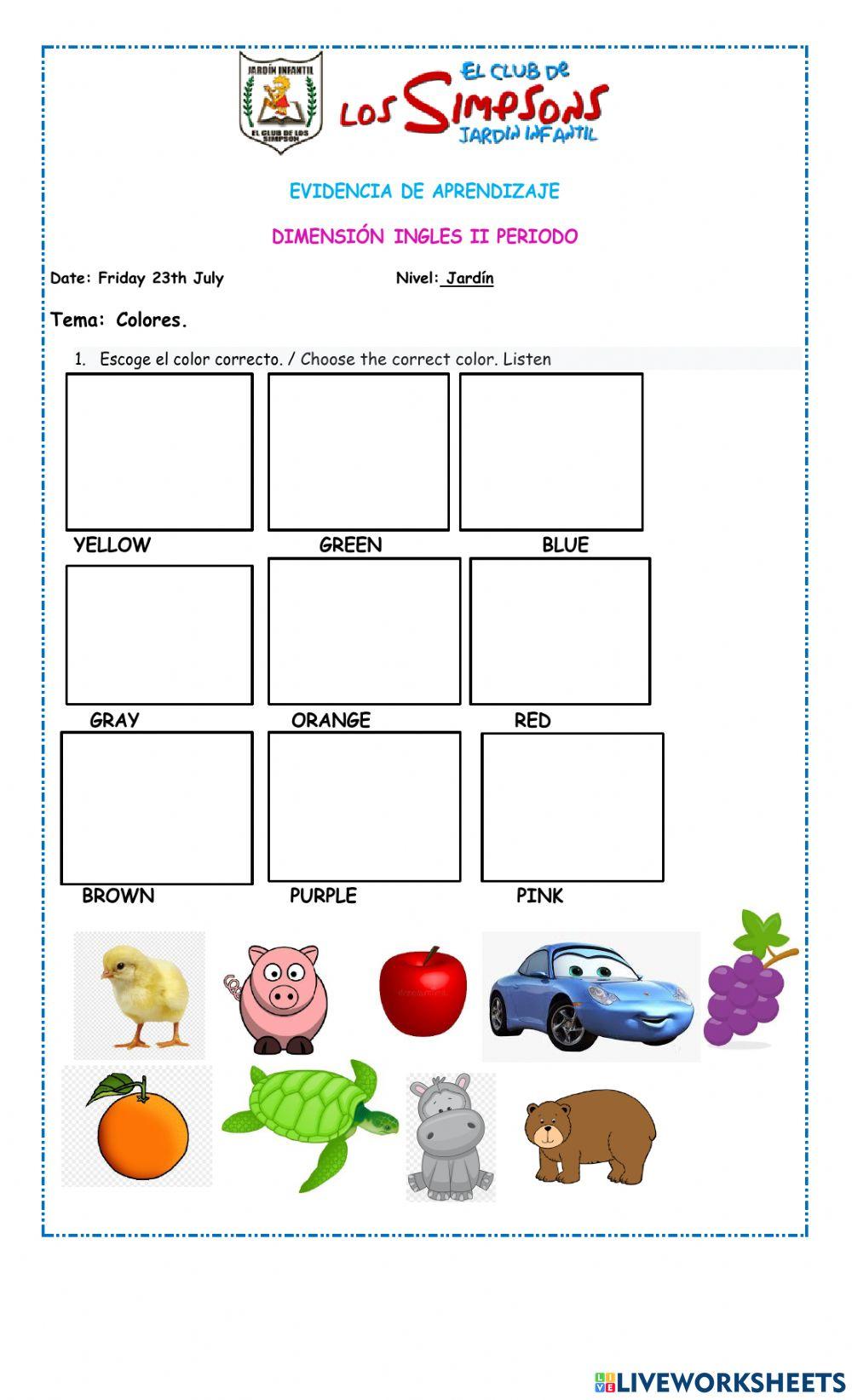 ENGLISH EVALUAT… | Free Interactive Worksheets | 6667781