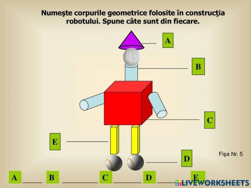 Corpuri geometr… | Free Interactive Worksheets | 1189365