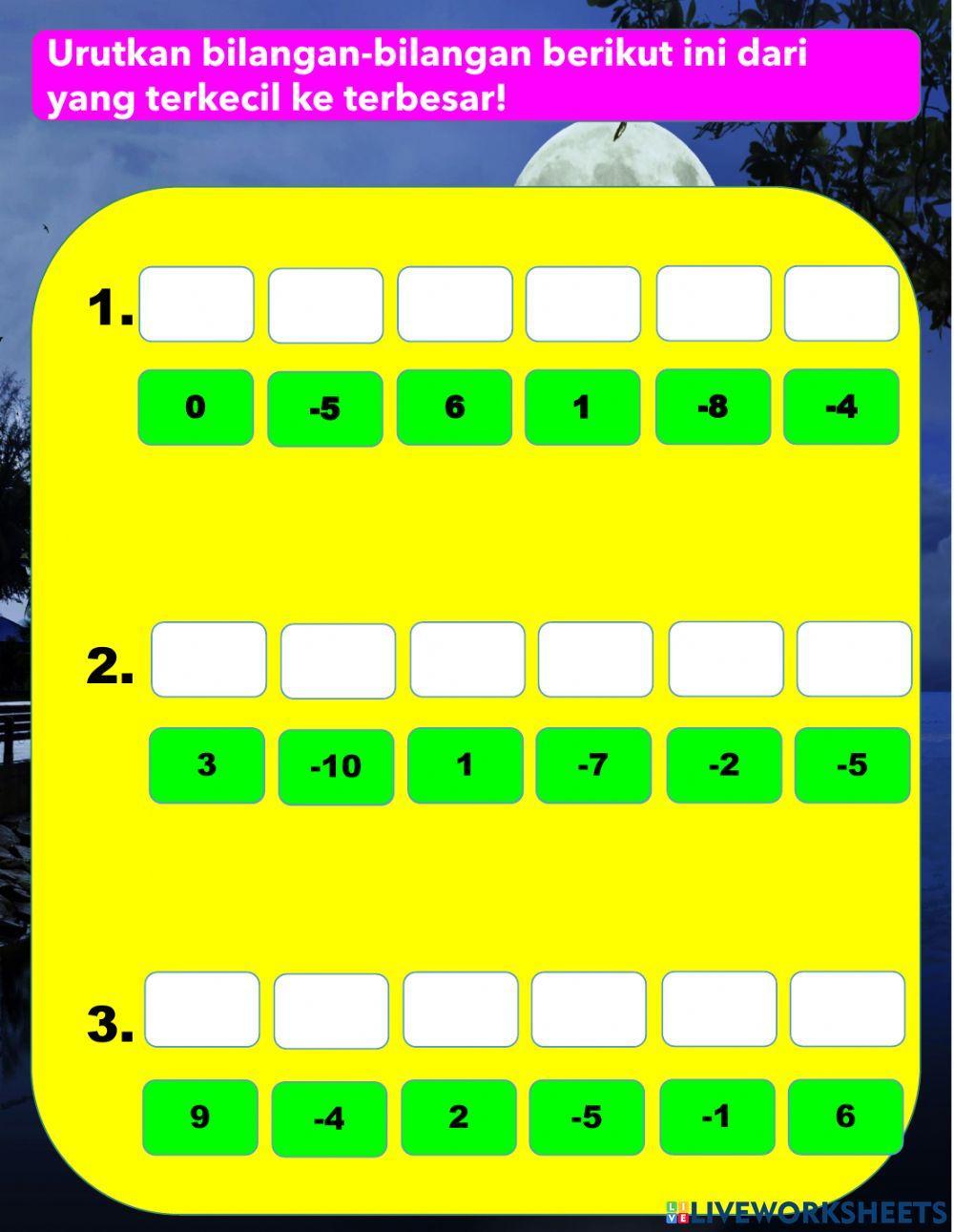 Lembar Kerja Peserta Didik online exercise for Kelas 6 | Live Worksheets