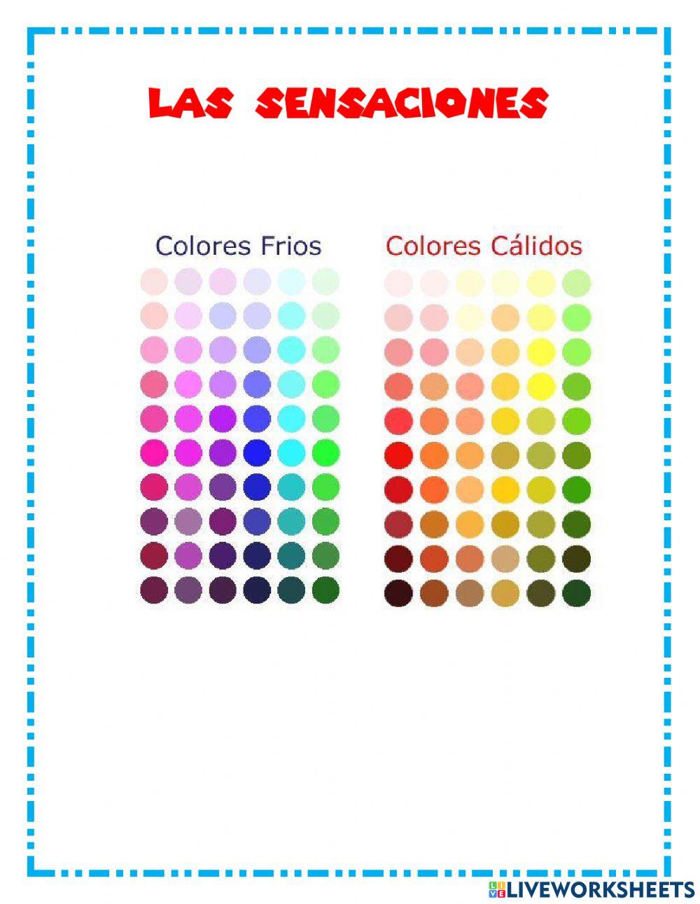 Color exercise for 5to | Live Worksheets
