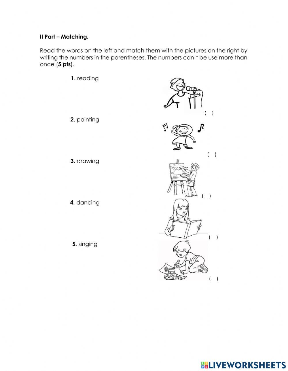 Quiz 1st Grade activity | Live Worksheets