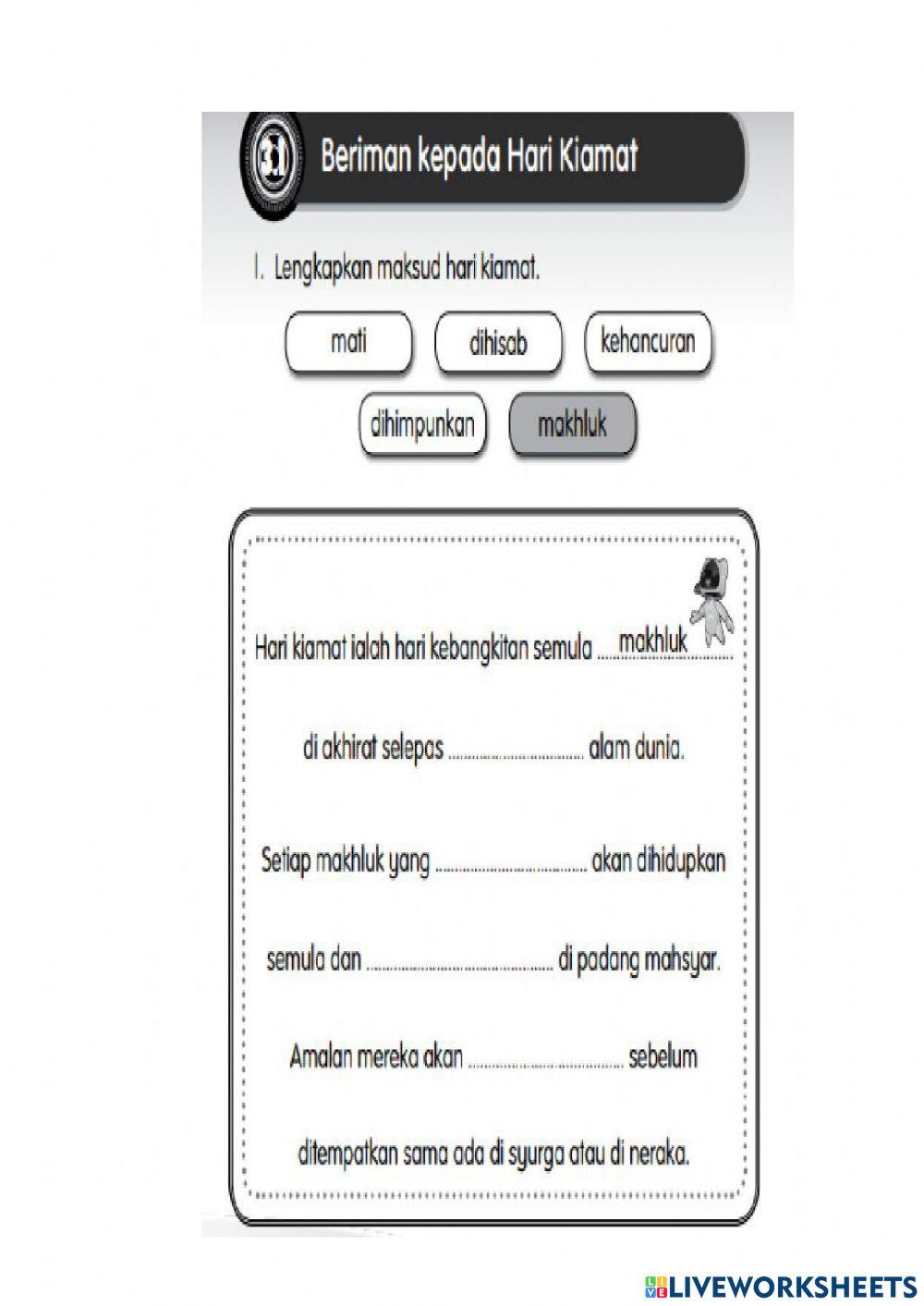 1192273 | Hari kiamat | WAN MAT ISA B WAN YUSOFF