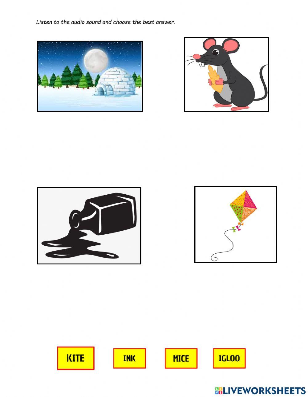 PHONIC-i- worksheet | Live Worksheets