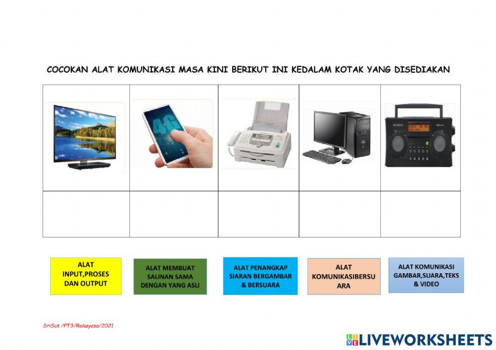 Perkembangan TIK worksheet | Live Worksheets