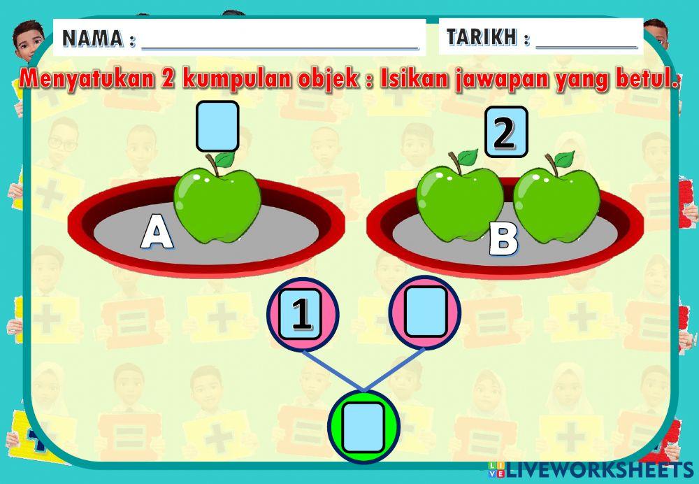 Konsep tambah 1193786 | alifasya | Live Worksheets