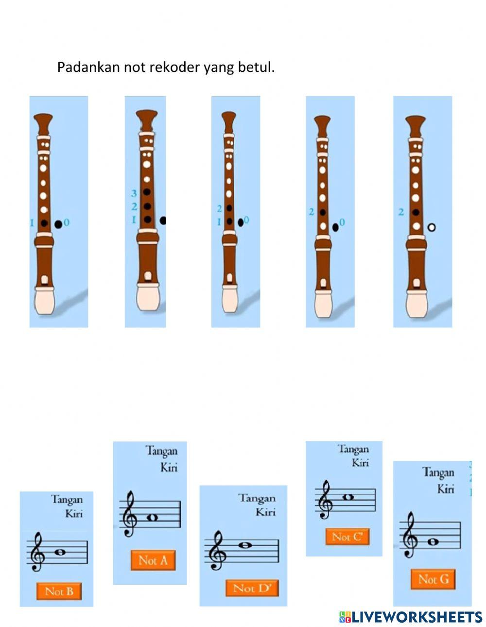 Kenali rekoder 1193996 | teacherjun | LiveWorksheets