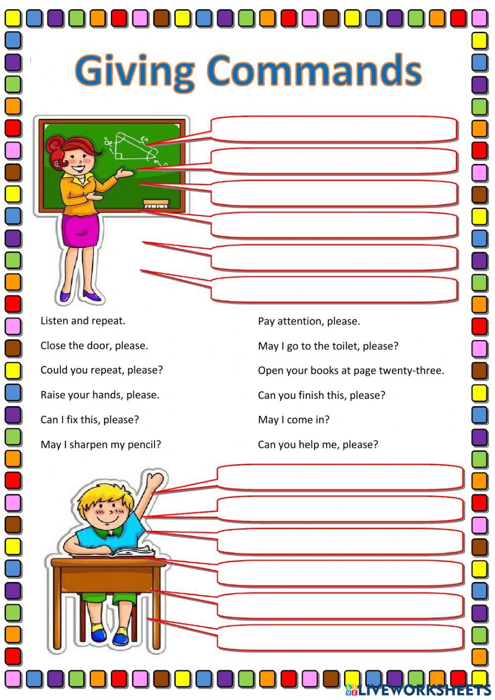 EFL Lesson 1 Gr… | Free Interactive Worksheets | 1195526