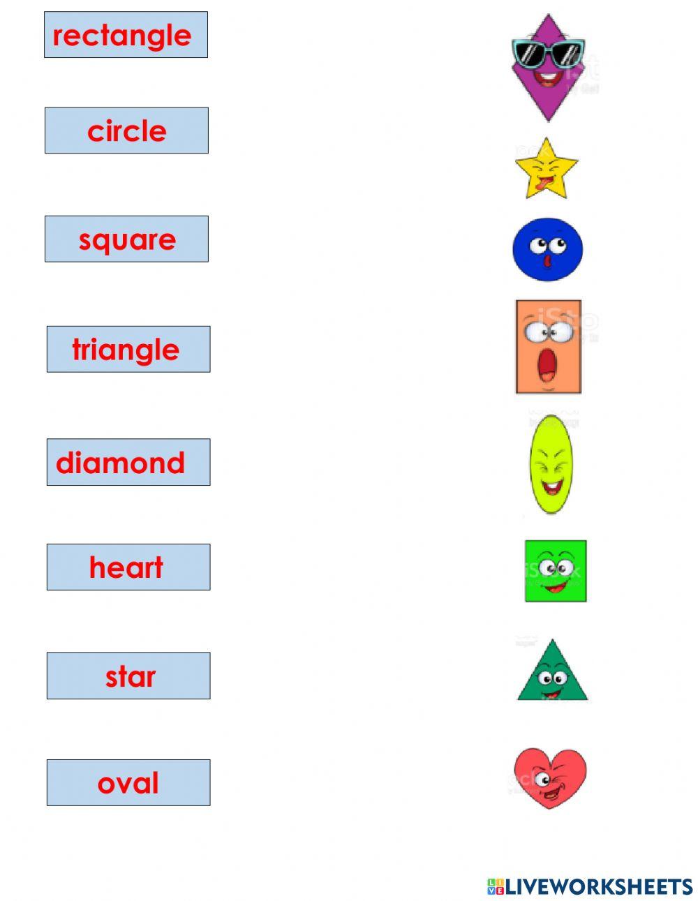 The shapes interactive exercise | Live Worksheets