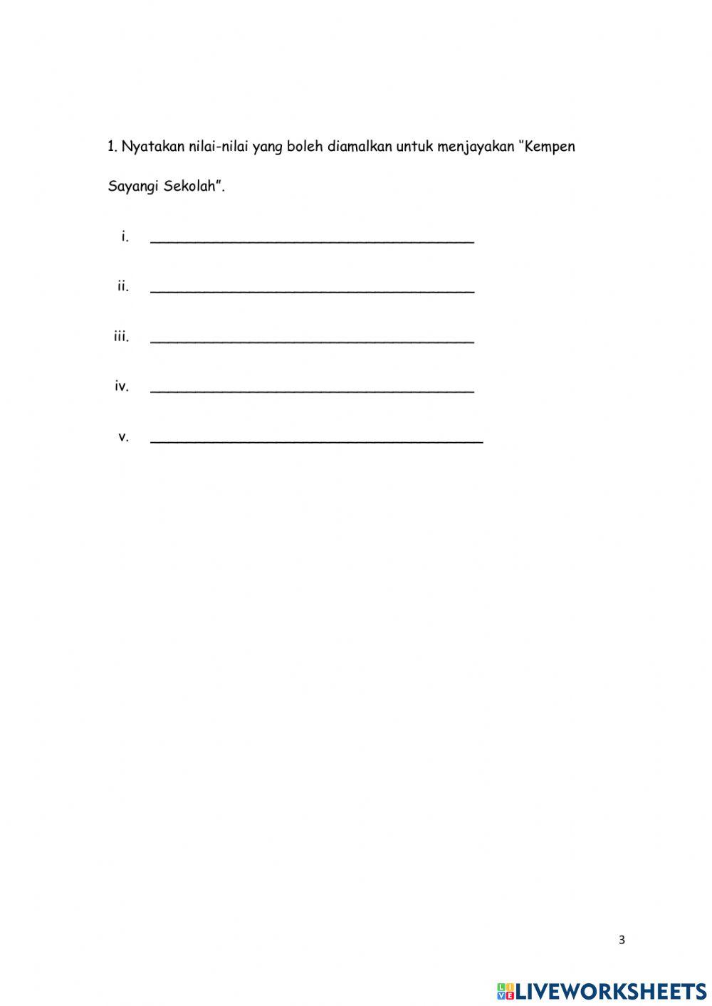 Kemahiran membaca online pdf activity | Live Worksheets
