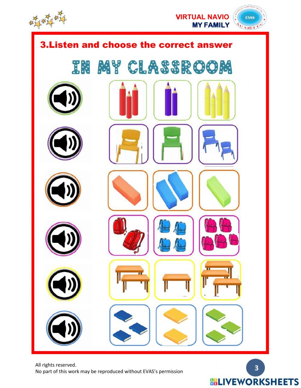 CLASSROOM-DAY 1 | My Đặng | Live Worksheets