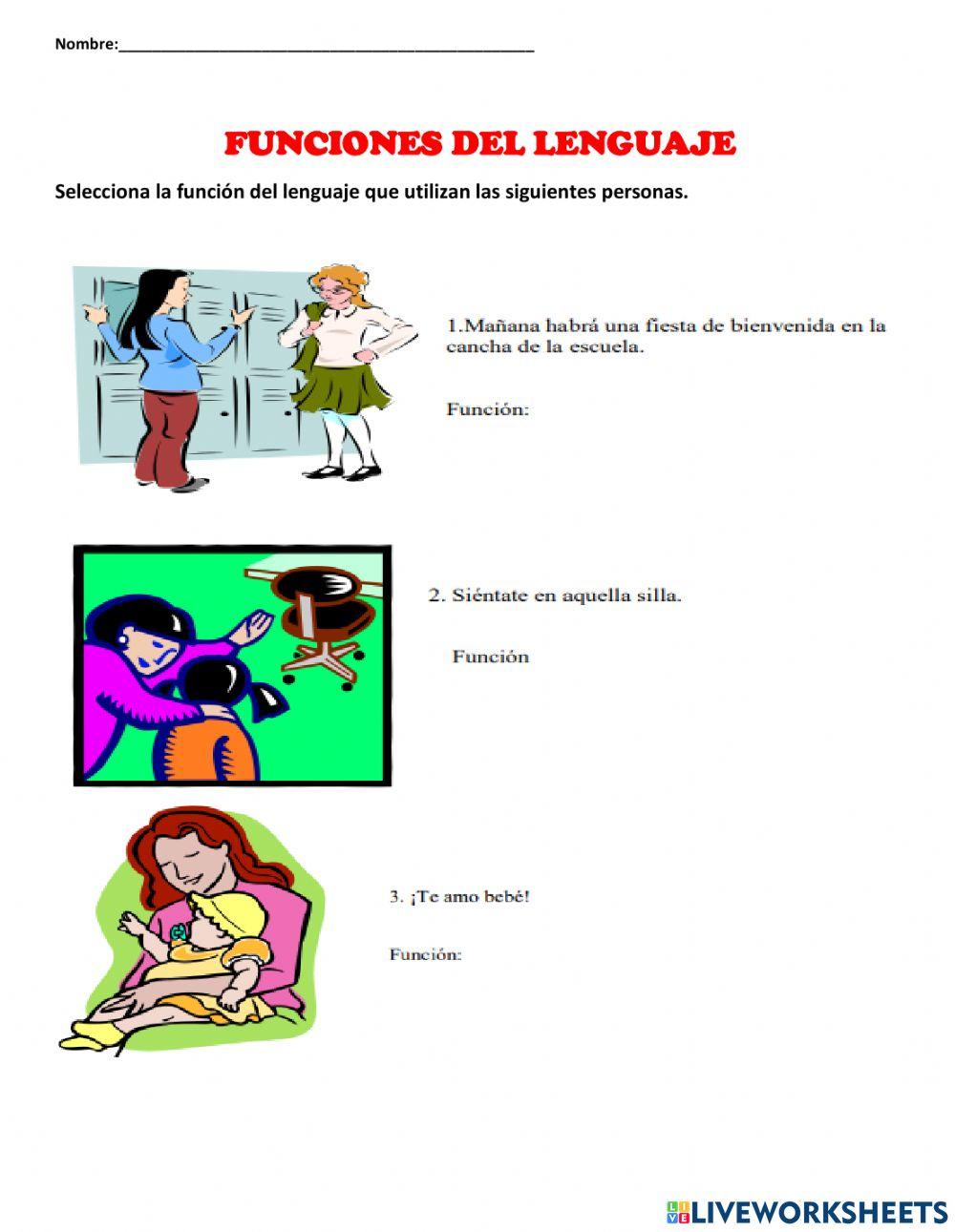 Ejercicio De Funciones Del Lenguaje Pdf Porn Sex Picture
