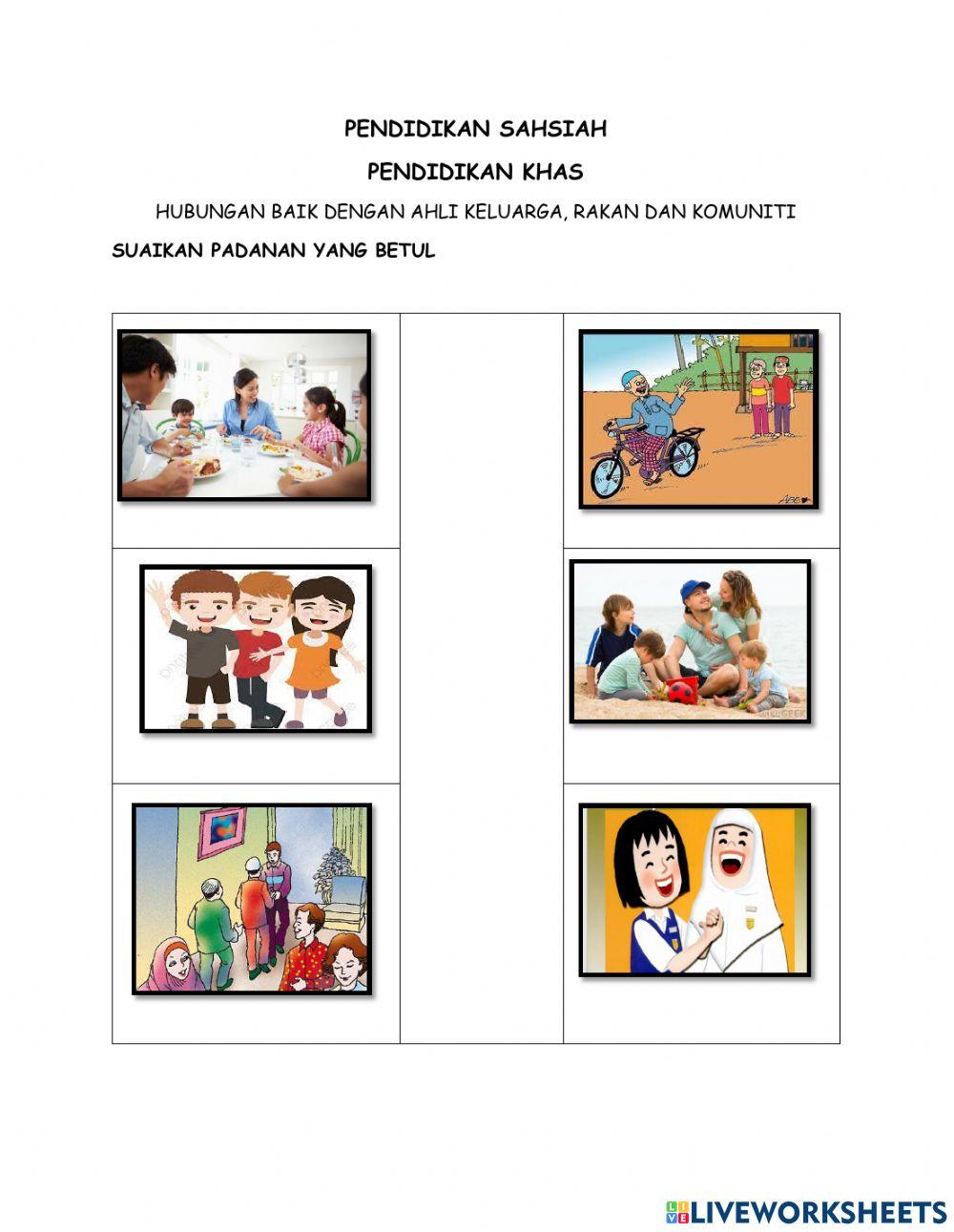 Pendidikan sahsiah activity for ppki | Live Worksheets