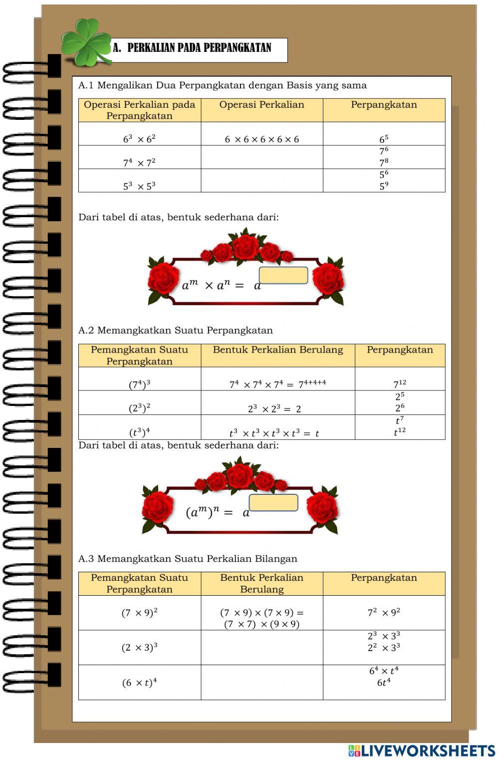 ELKPD 2 Perkali… | Free Interactive Worksheets | 1197722