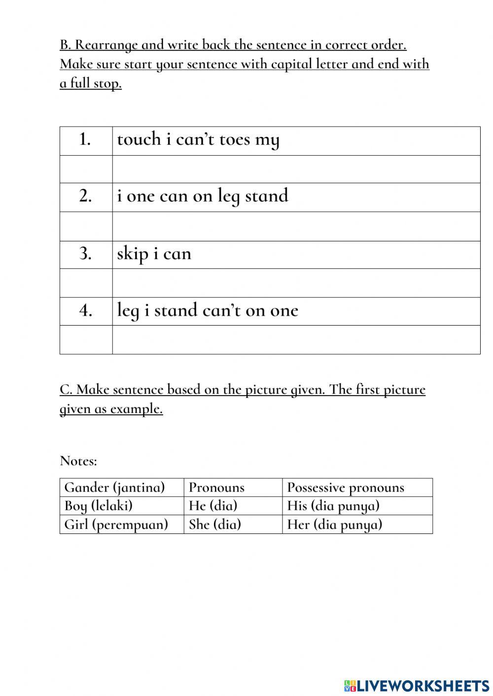 1198873 | Unit 8: The robot | Gaya2502 | LiveWorksheets