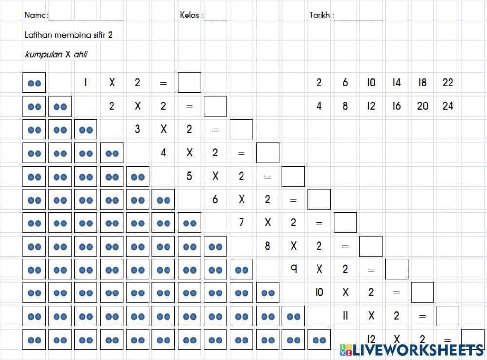 bina sifir 2 worksheet | Live Worksheets