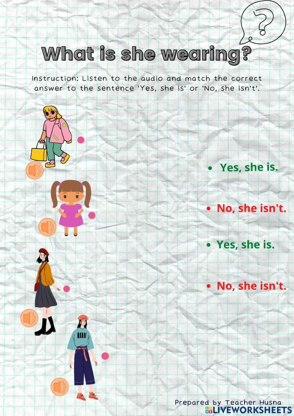 Unit 7: Get Dre… | Free Interactive Worksheets | 1199616