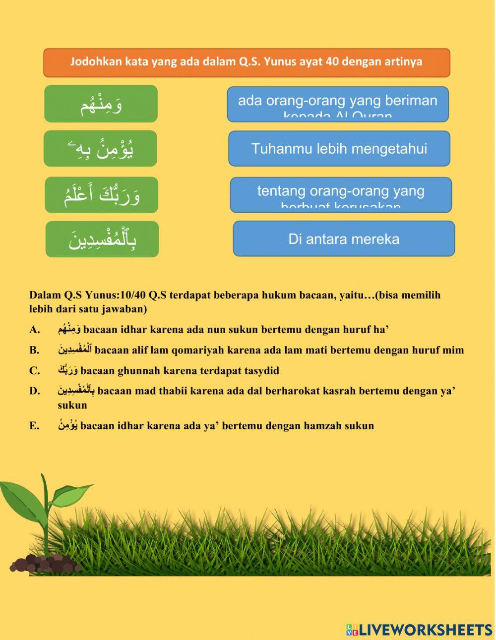 Toleransi sebagai alat pemersatu bangsa interactive worksheet | Live ...